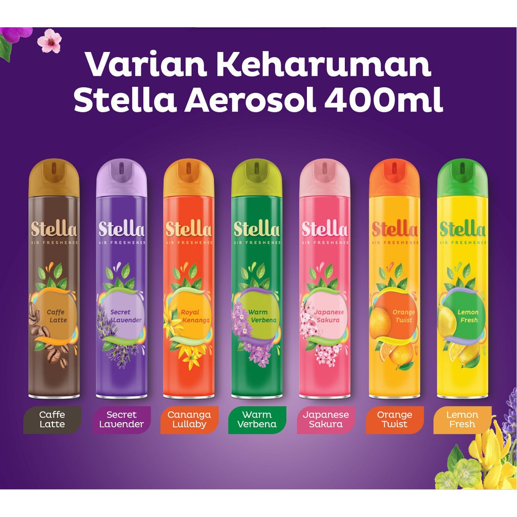 Jual Stella semprot/ stella spray/ stella aerosol/ pengharum ruangan ...