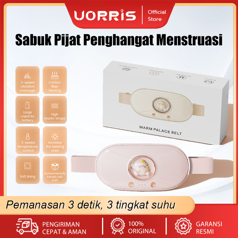 Jual UORRIS Penghangat Perut Pereda Nyeri Haid Bantal Pemanas Elektrik ...