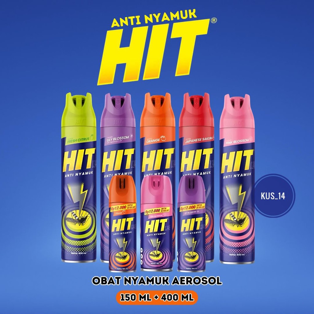 Jual Hit Aerosol 150ml | 400 MLKALENG KECIL Aneka Varian - Obat Nyamuk ...