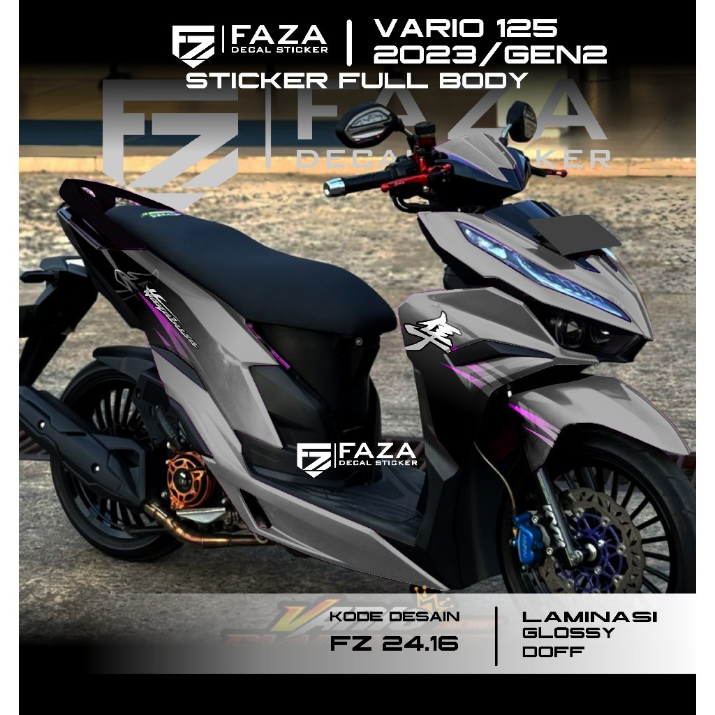 Jual Decal Stiker Vario 125 New Gen2 Full Body Gradasi Hayabusa Terbaru - StiCker Variasi Vario ...