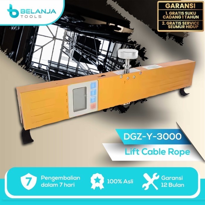 Jual Digital elevator wire rope tension tester DGZ-Y-3000 3000N Meter ...