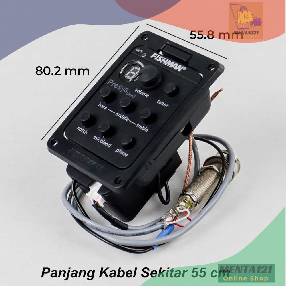 Jual FISHMAN Presys Blend Preamp Amplifier Gitar EQ Tuner - EQ-201 | Shopee Indonesia