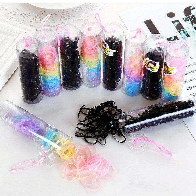 Jual SR Karet Ikat Rambut Karet Jepang Tabung POLOS GELANG KUNCIRAN ...