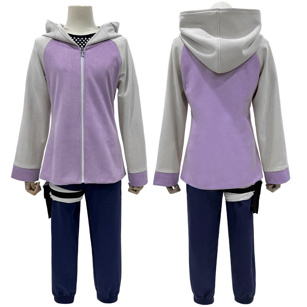 Jual HOLOUN Anime Hyuga Hinata Cosplay Costume Wig Tracksuit Pants Fish ...