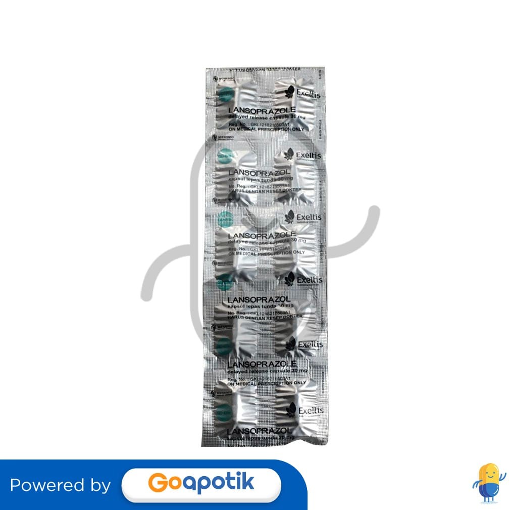 Jual Lansoprazole Nufarindo 30 Mg Strip 10 Kapsul | Shopee Indonesia