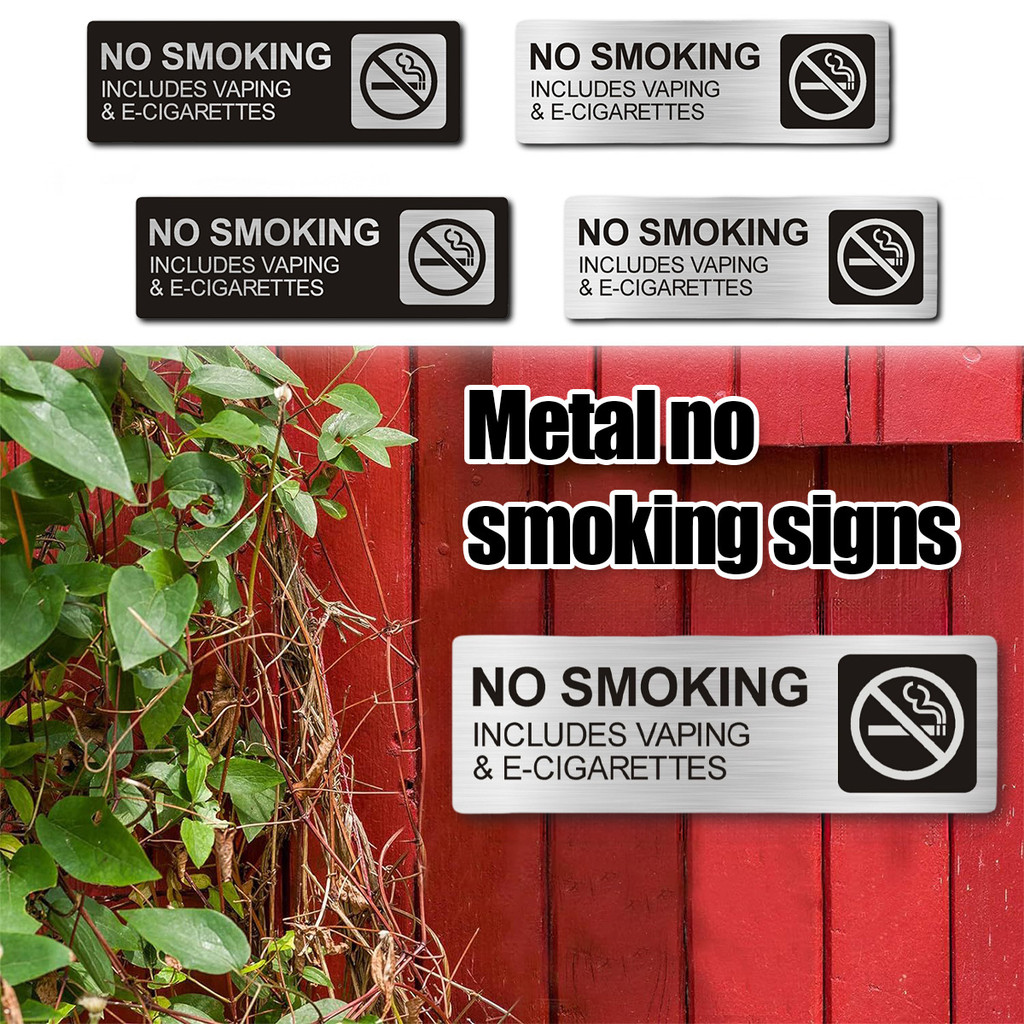Jual Sign Dilarang Merokok Logam No Smoking Area Papan Tanda Tempel ...
