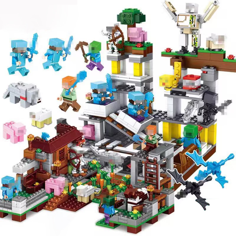 Jual Minicraft Mainan Anak My world Mainan Balok Minecraft Toys Model ...