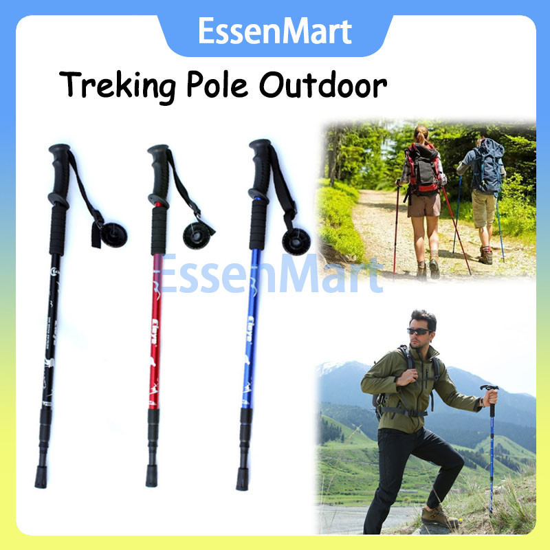 Jual Trekking Pole Panjang 65-135 Cm / Tracking Pole Adjustable Tongkat ...