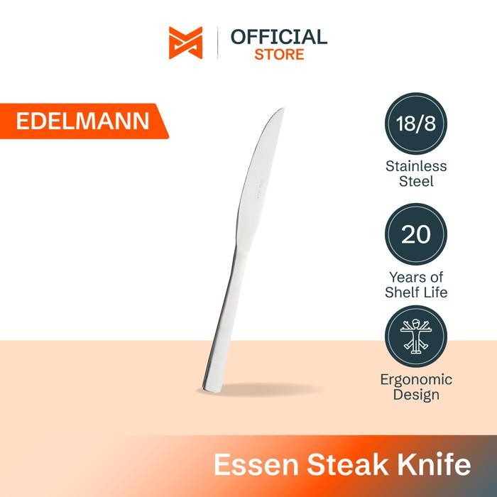 Jual Pisau Makan Steak Edelmann Essen Steak Knife | Shopee Indonesia