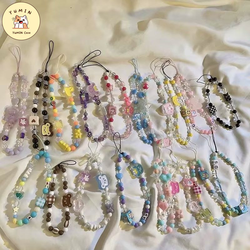 Jual Rantai Ponsel Kreatif Beruang Keberuntungan Lucu Berwarna-warni ...