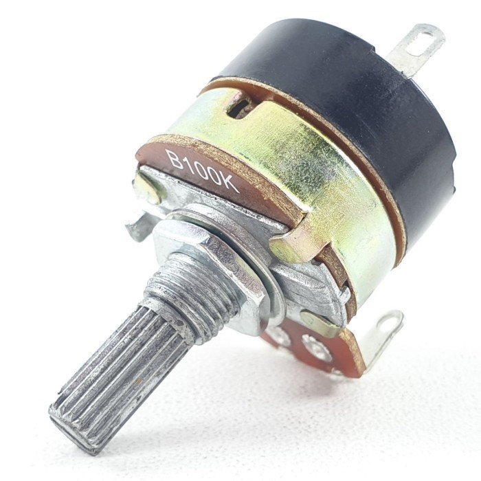 Jual Potensio Dimmer Besar 3 pin 100k Drat Mono Kaki 3 Tekuk Dimer On ...