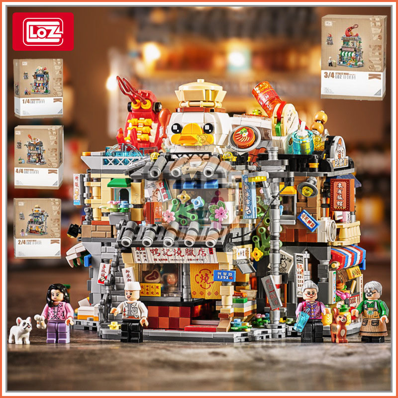 Jual JH65LK Loz Diy Puzzle Mainan Blocks Bricks Mini City Food and ...