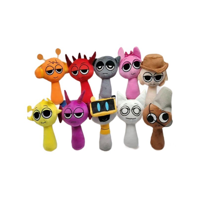 Jual Sprunki Plush Toys Sprunki Incredibox Plush Doll Sprunki Game ...