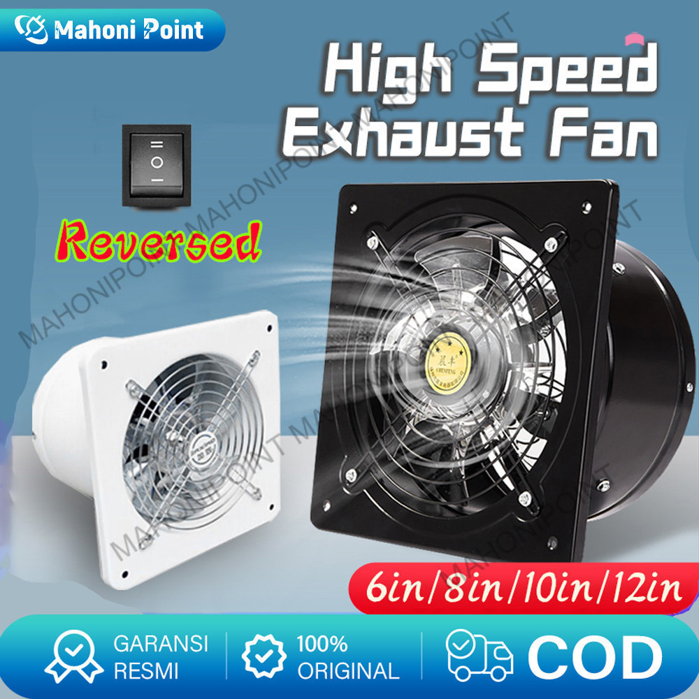 Jual 4/6/8/10Inch Exhaust Fan Dinding Kipas Exhaust Ventilasi Dinding ...