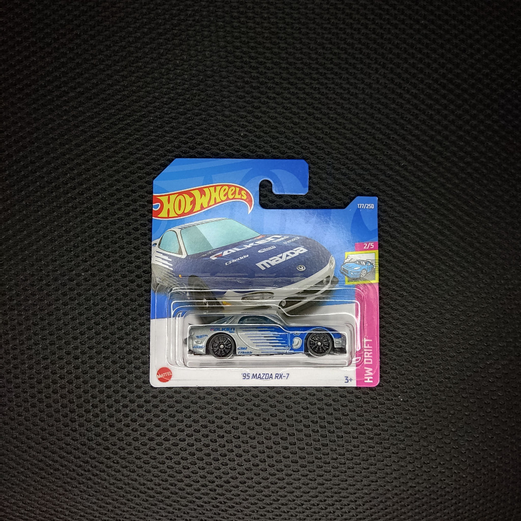 Jual 95 Mazda RX-7 Hotwheels Falken Livery | Silver & Biru - NG DIECAST ...
