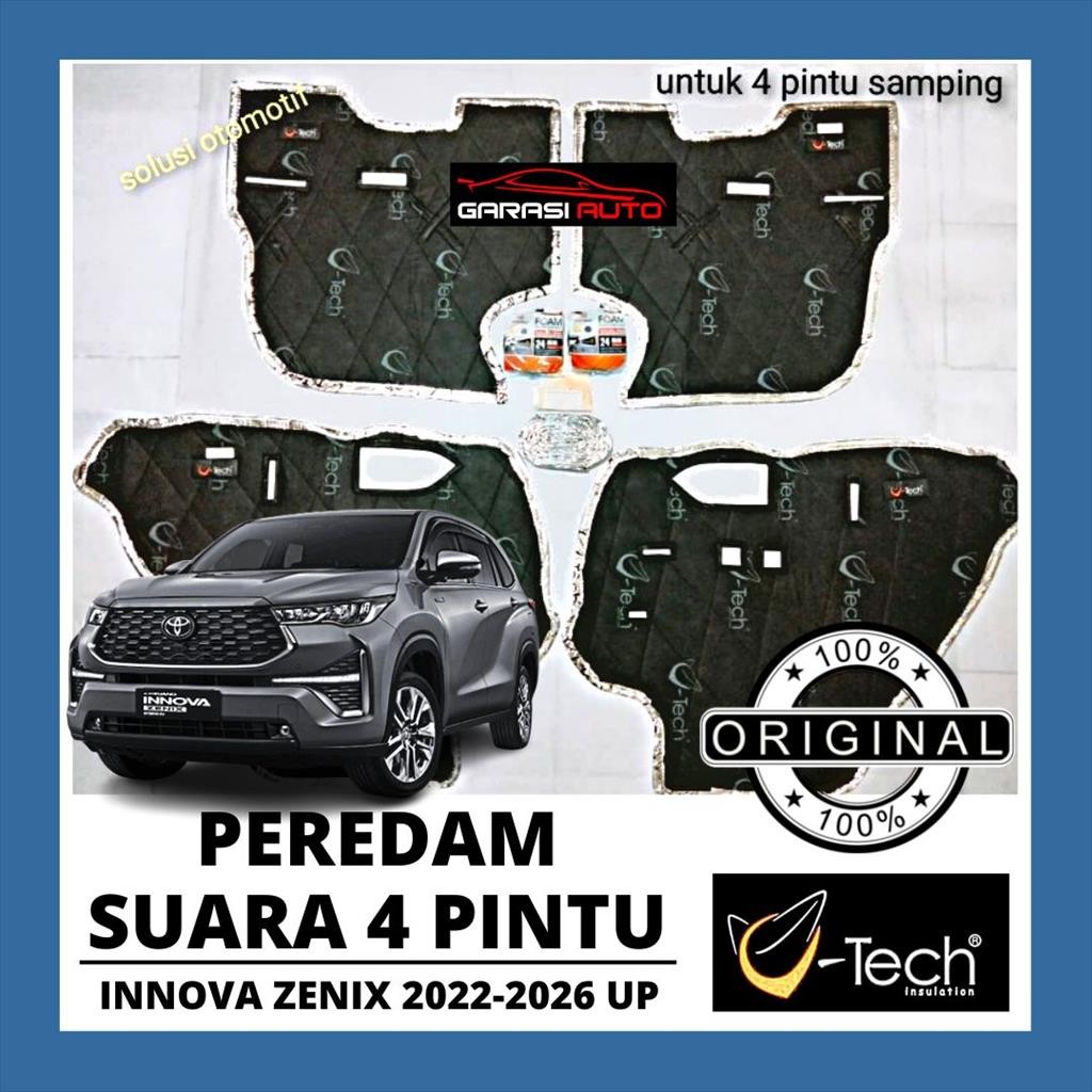 Jual Peredam Suara 4 Pintu Akustik Mobil Toyota Innova Zenix Ori Vtech ...