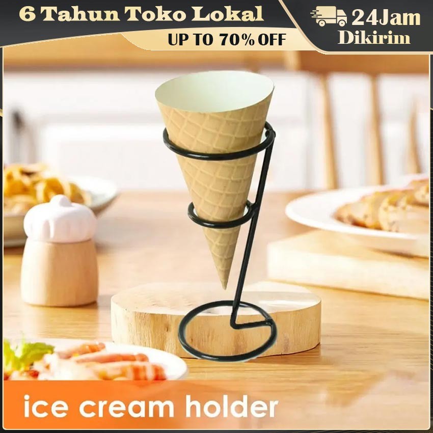 Jual Rak Display Kerucut Serbaguna untuk Es Krim, Kentang Goreng, Sushi ...