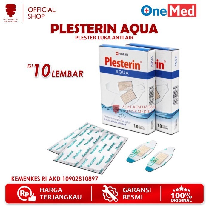 Jual Onemed Plesterin Aqua Plaster Luka Anti Air Trasnparan Peralatan ...