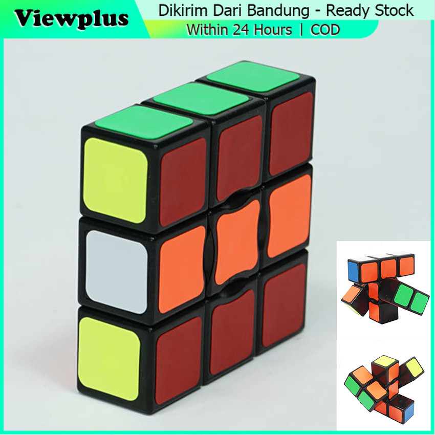 Jual Rubik 1x3x3 3x1 3x3x1 Rubik Cube Black Base | Shopee Indonesia