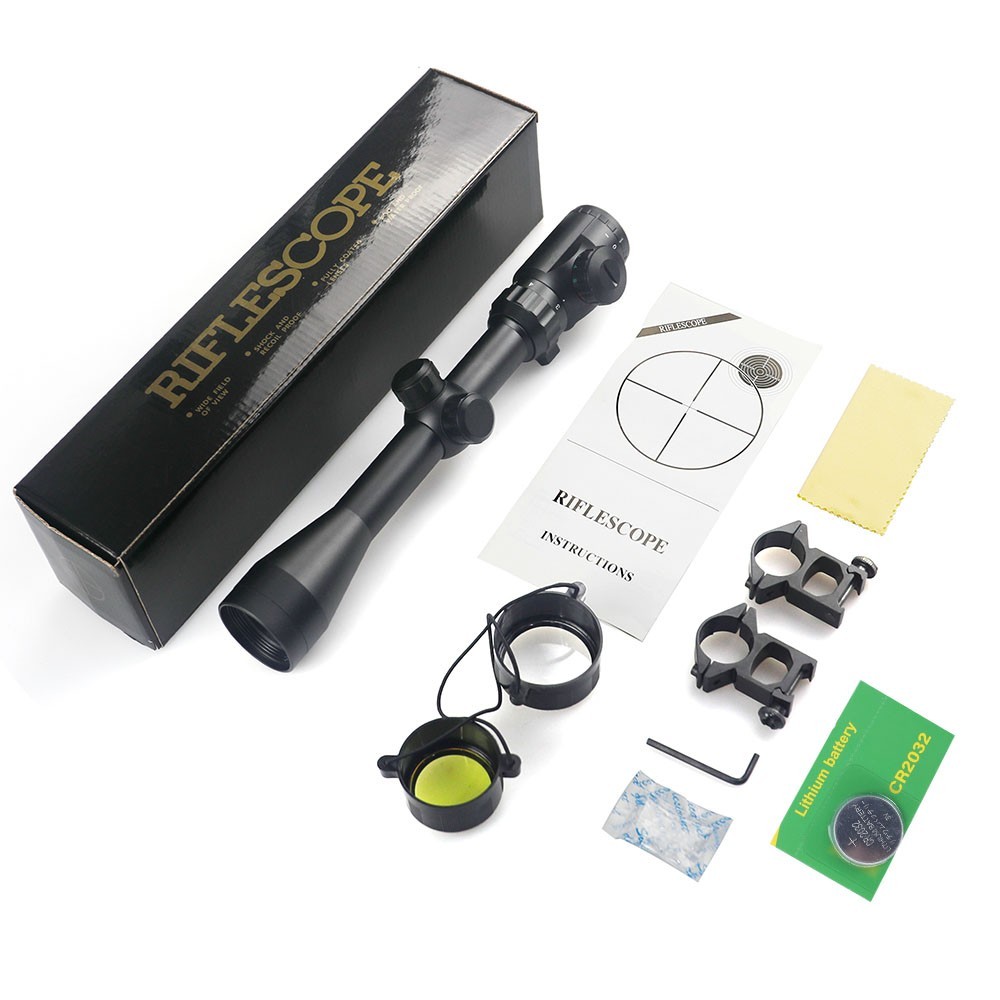 Jual 3-9X40 Telescopic Sights for Hunting Compact Air Rifle Scope 11 ...