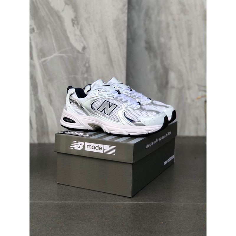 Jual promo toko New Balance 530 White Navy / NB 530 White Navy | Shopee ...