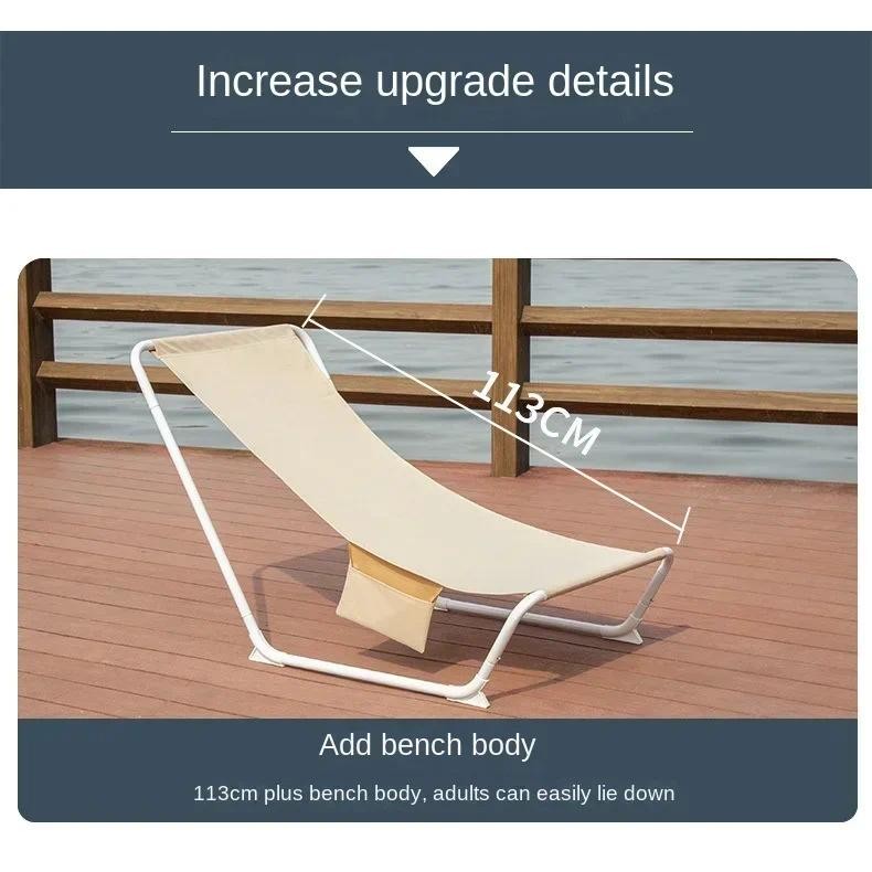 Jual Outdoor Sunbathing Lounge Chair Beach Portable Sun Lounger ...