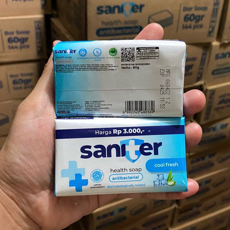 Jual SANITER 60g Healthy Soap Sabun Mandi Kesehatan Batang saniter Bar ...