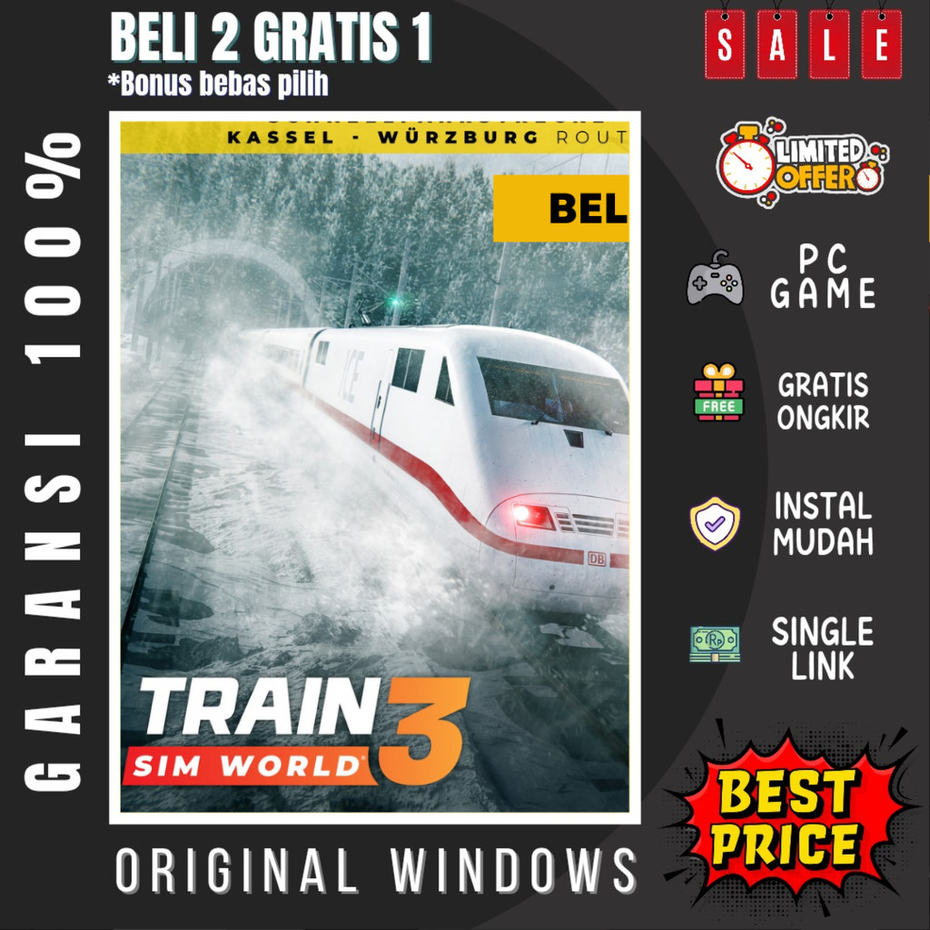 Jual TRAIN SIM WORLD 3 - GAME PC - GAME LAPTOP - PC GAMES - BELI 2 ...