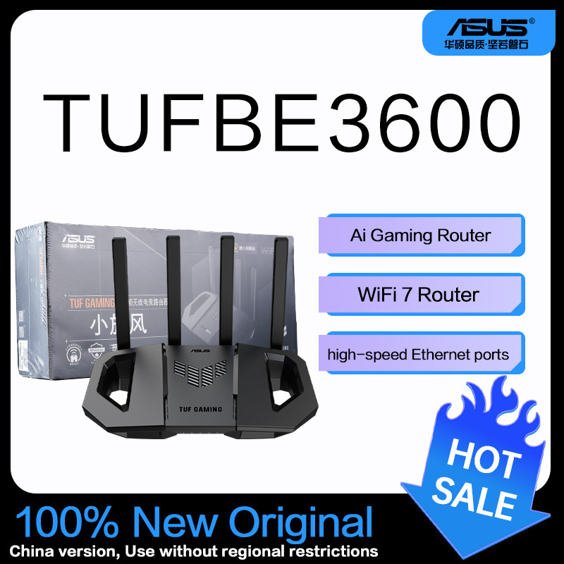 Jual ASUS TUF Gaming BE3600 WiFi 7 Router with AI functions and high ...