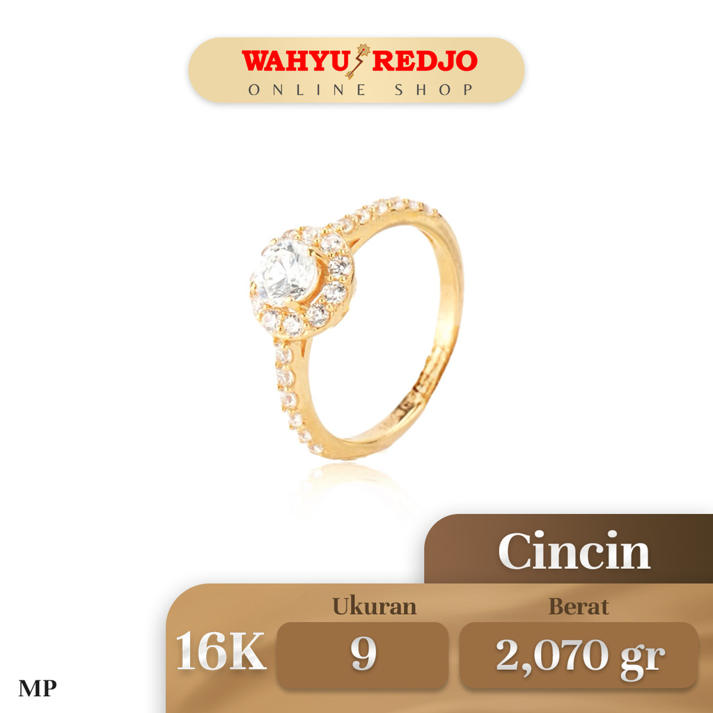 Jual Cincin Emas 16K Wahyu Redjo CC-16K-26955934-PMR | Shopee Indonesia