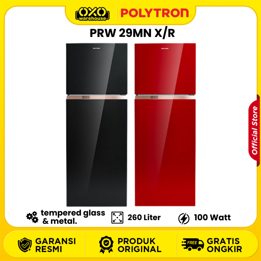 Jual POLYTRON REFF 2 DOOR PRW 29MNX/ PRW 29MNR Kulkas 2 Pintu Belleza ...