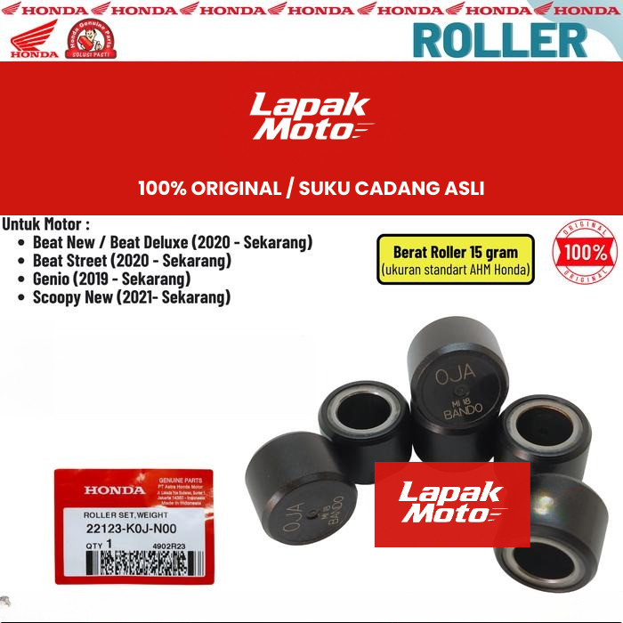 Jual Roller Beat New Deluxe Street Genio Scoopy New 2020 2021 2022 2023 ...