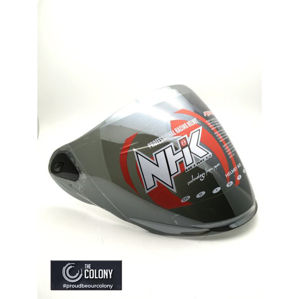 Jual KACA VISOR HELM NHK R6 HALF FACE CLEAR ORI NHK - SILVER | Shopee ...