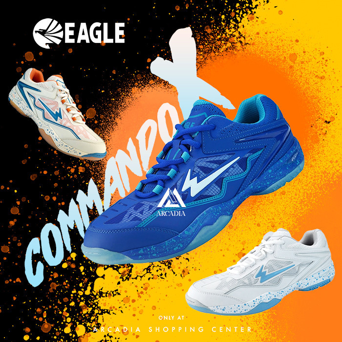 Jual EAGLE COMMANDO X SEPATU BADMINTON OLAHRAGA PRIA DAN WANITA ARCADIA ...
