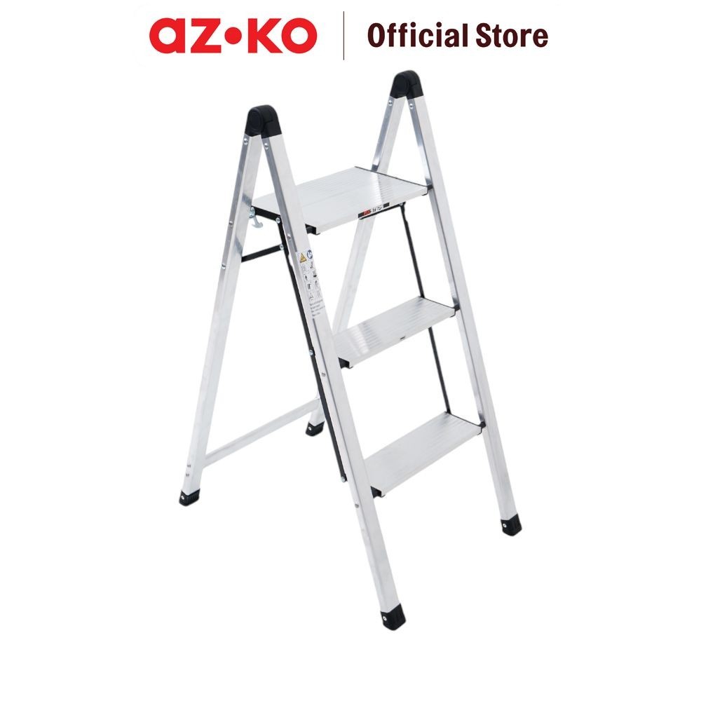 Jual AZKO Fixsteps Tangga Lipat Aluminium 3 Steps - Silver ...