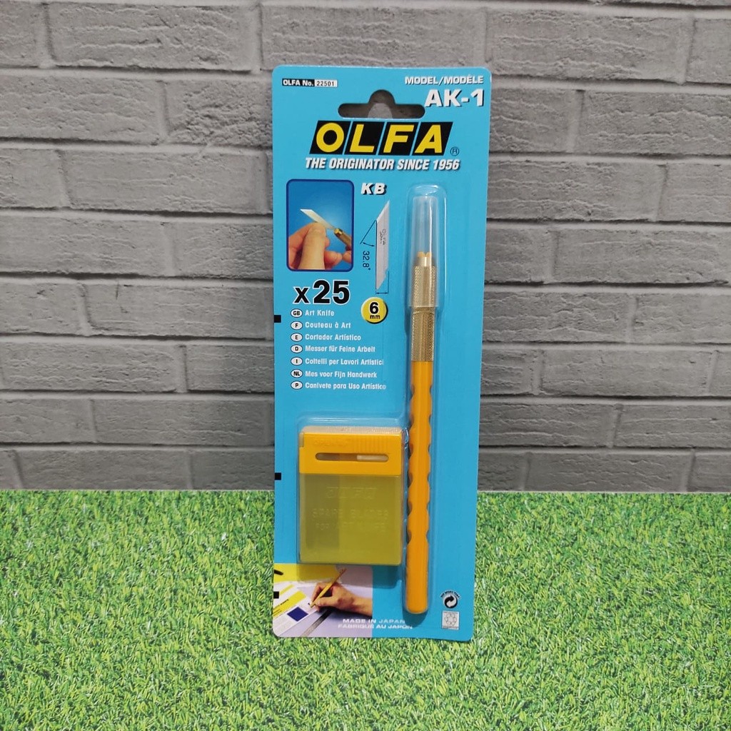 Jual Olfa Cutter Pen AK-1 Art Knife With 25 Blades | Shopee Indonesia