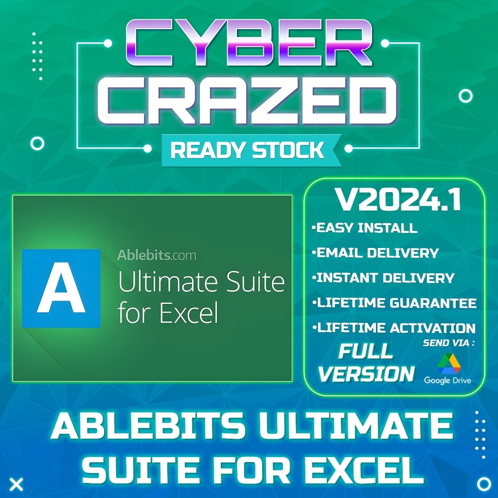 Jual Ablebits Ultimate Suite for Excel Business Edition 2024.1.3443 ...