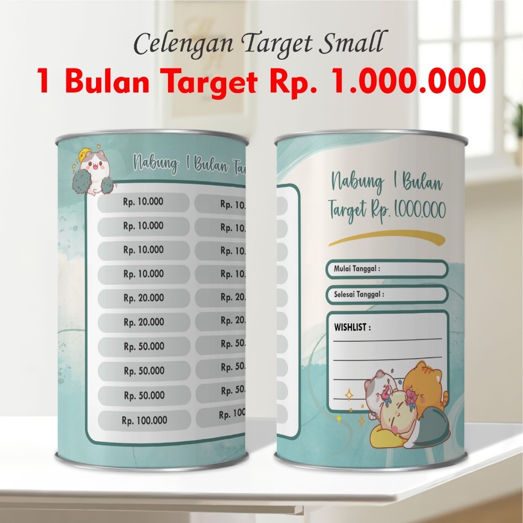 Jual CELENGAN TARGET BULANAN NABUNG 1 BULAN TARGET 1JUTA CELENGAN VIRAL ...
