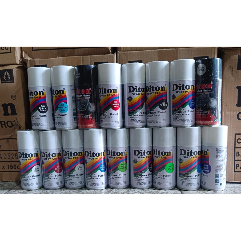 Jual Link 1. Pilok Pilox Cat Diton 150cc clear 8540 839 black 884 black doff 840 white 810 clear ...