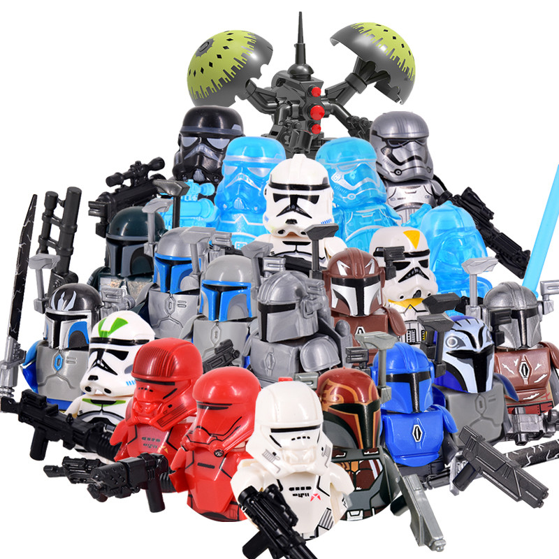 Jual MOC Clone Troopers War Imperial Stormtrooper Doll Mini Anime ...