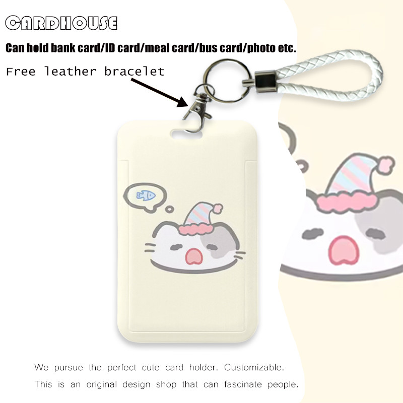 Jual ( CardHouse ) INS ID CARD HOLDER Kucing Cute CF30 Tempat Kartu ...