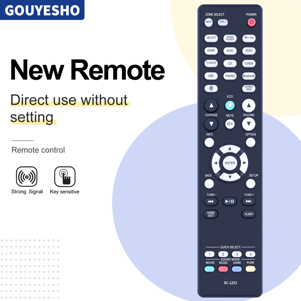 Jual New RC-1253 Remote Control For Denon AVR-S660H AVR-S760H AVR ...