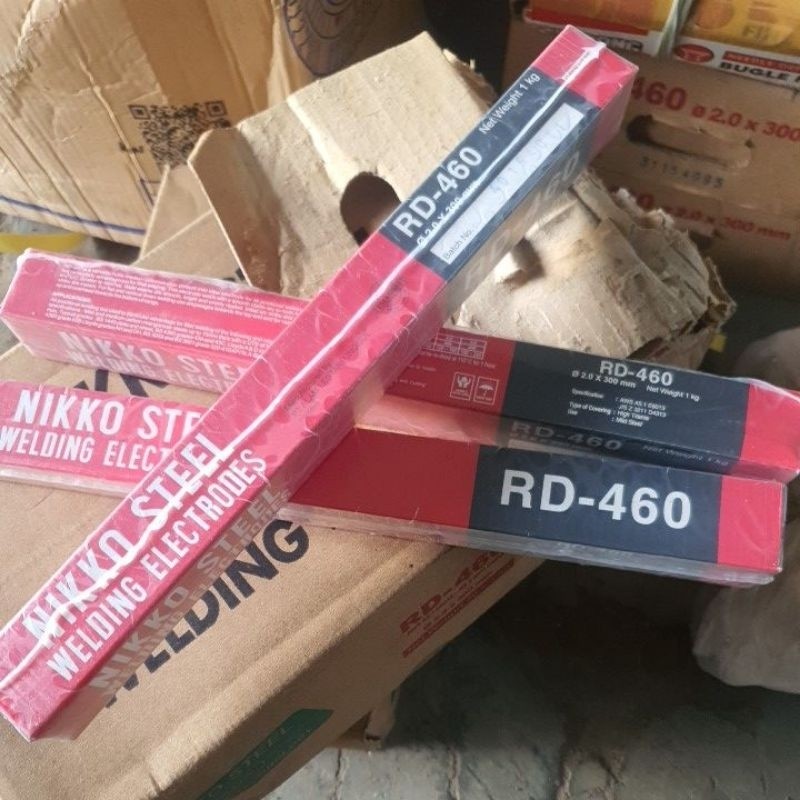 Jual PAKAN LAS 1KG NIKKO RD-460 2.0mm X 300mm 1kg KAWAT LAS | Shopee Indonesia