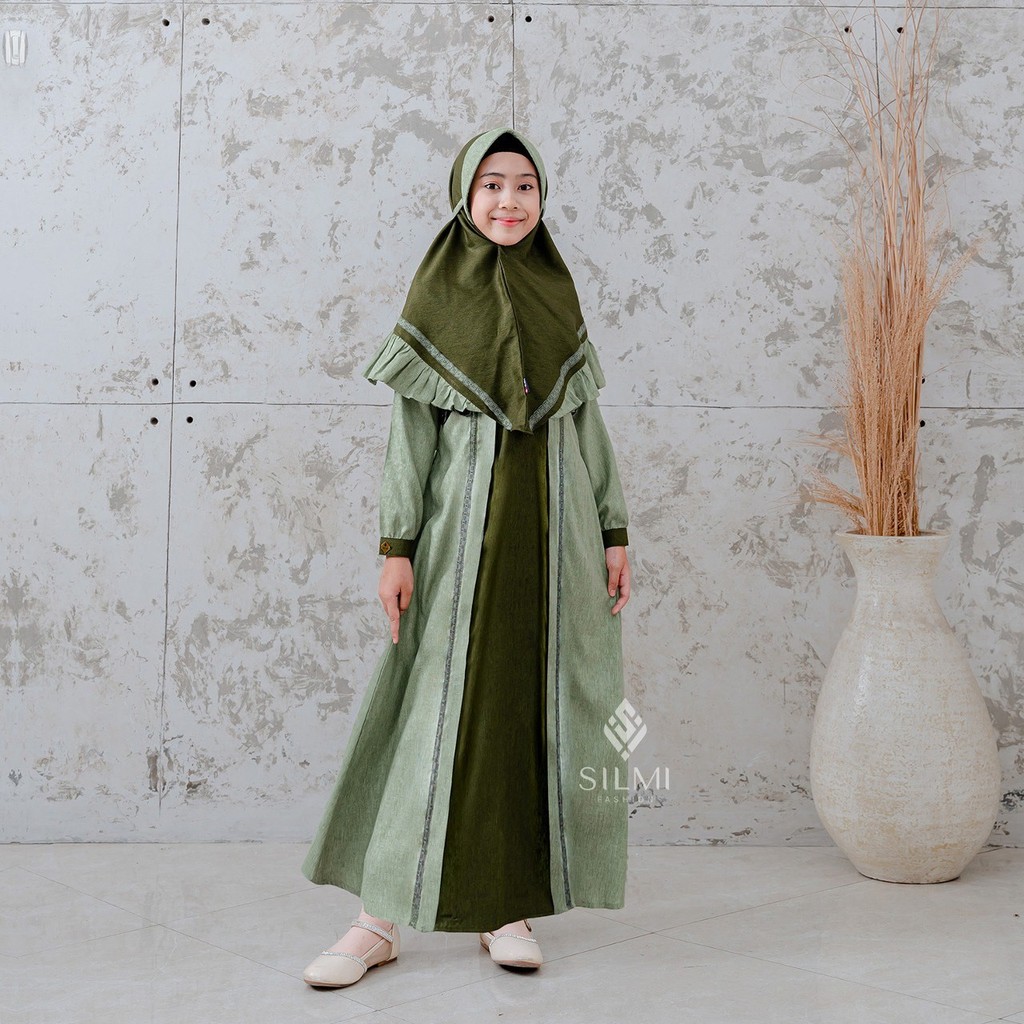 Jual Silmi Gamis Anak Sarimbit Indira Family by Silmi | Shopee Indonesia