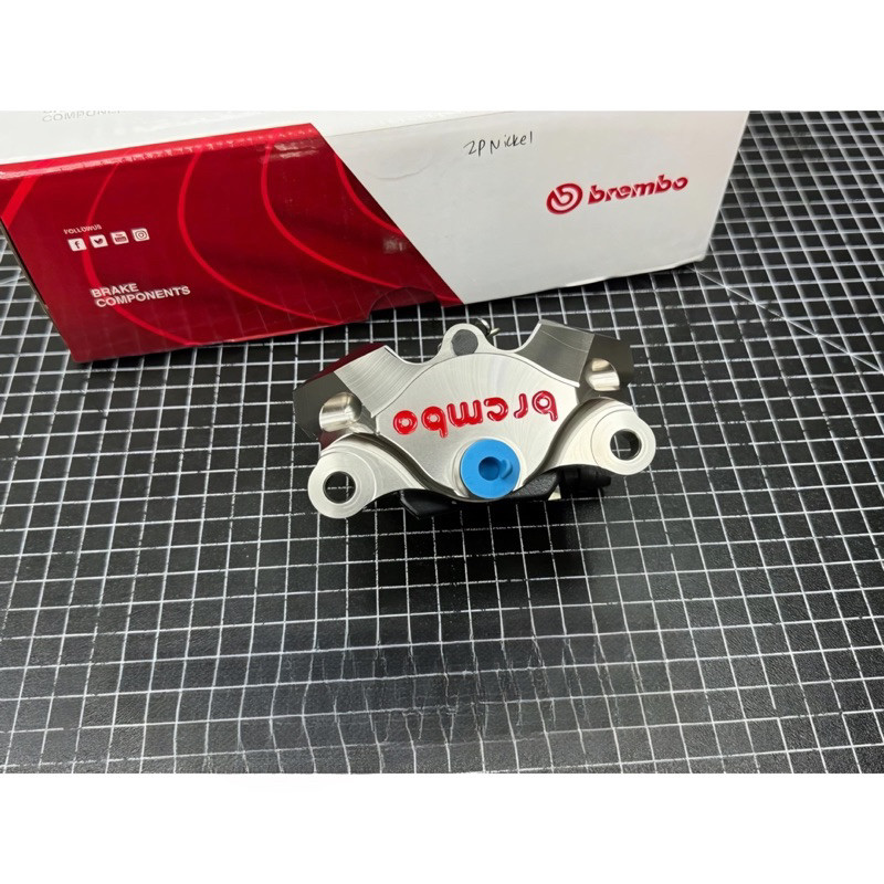 Jual Kaliper Br*mb* 2P 2Piston Billed Grade AA Material 7075 T7 Caliper brembo nickel 2p billet ...