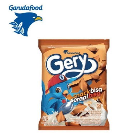 Jual GERY SNACK SEREAL WAFER ROLL BANTAL 8 GRAM COKLAT MAKANAN RINGAN ...