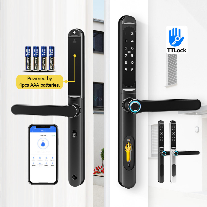 Jual Home intelligent door lock smart keys Digital door lock biometrics ...
