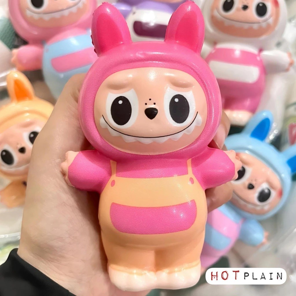 Jual [M.C] Mainan Squishy Labubu LED Ukuran Besar / Squishy Labubu ...