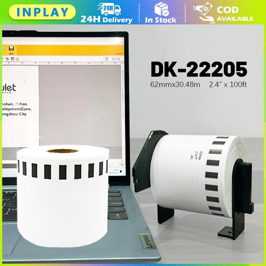 Jual Stiker Etiket Label Compatible Untuk Dk-22205 Ukuran 62 MM x 30 ...