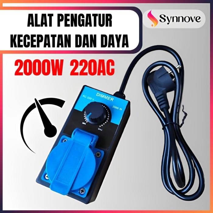 Jual Dimmer Speed Control 2000W Pengatur Kecepatan Gerinda Dimmer Gerinda 2000 Watt AC 220V ...